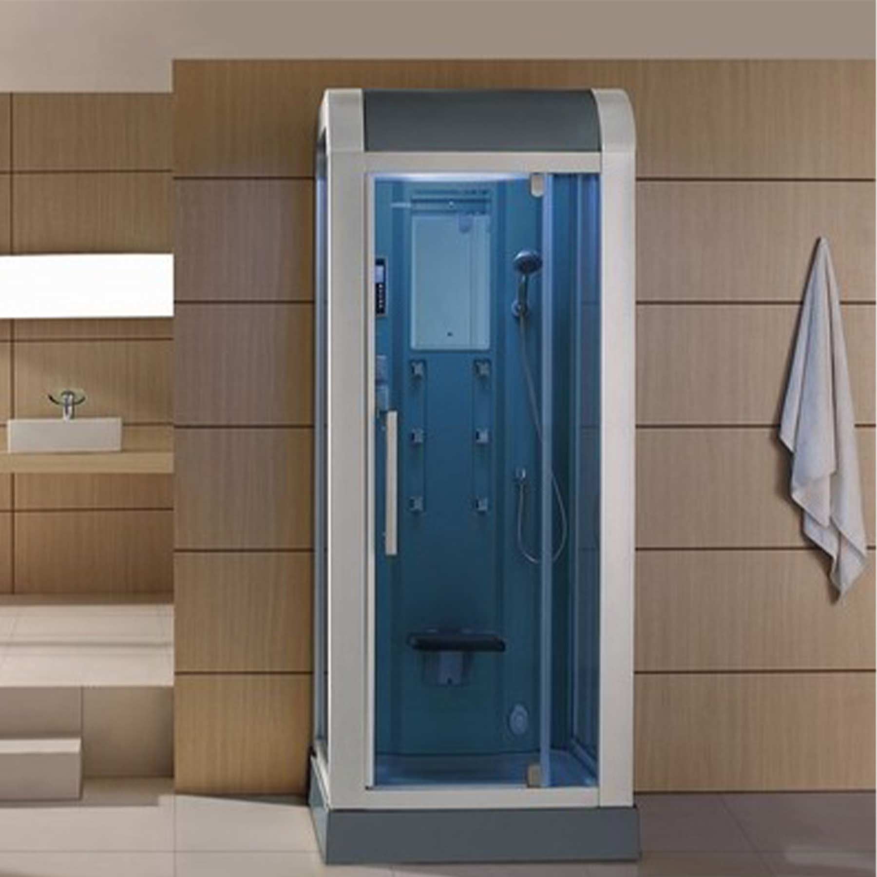 Mesa WS-502L 1-Person Walk-In Steam Shower | AnySauna